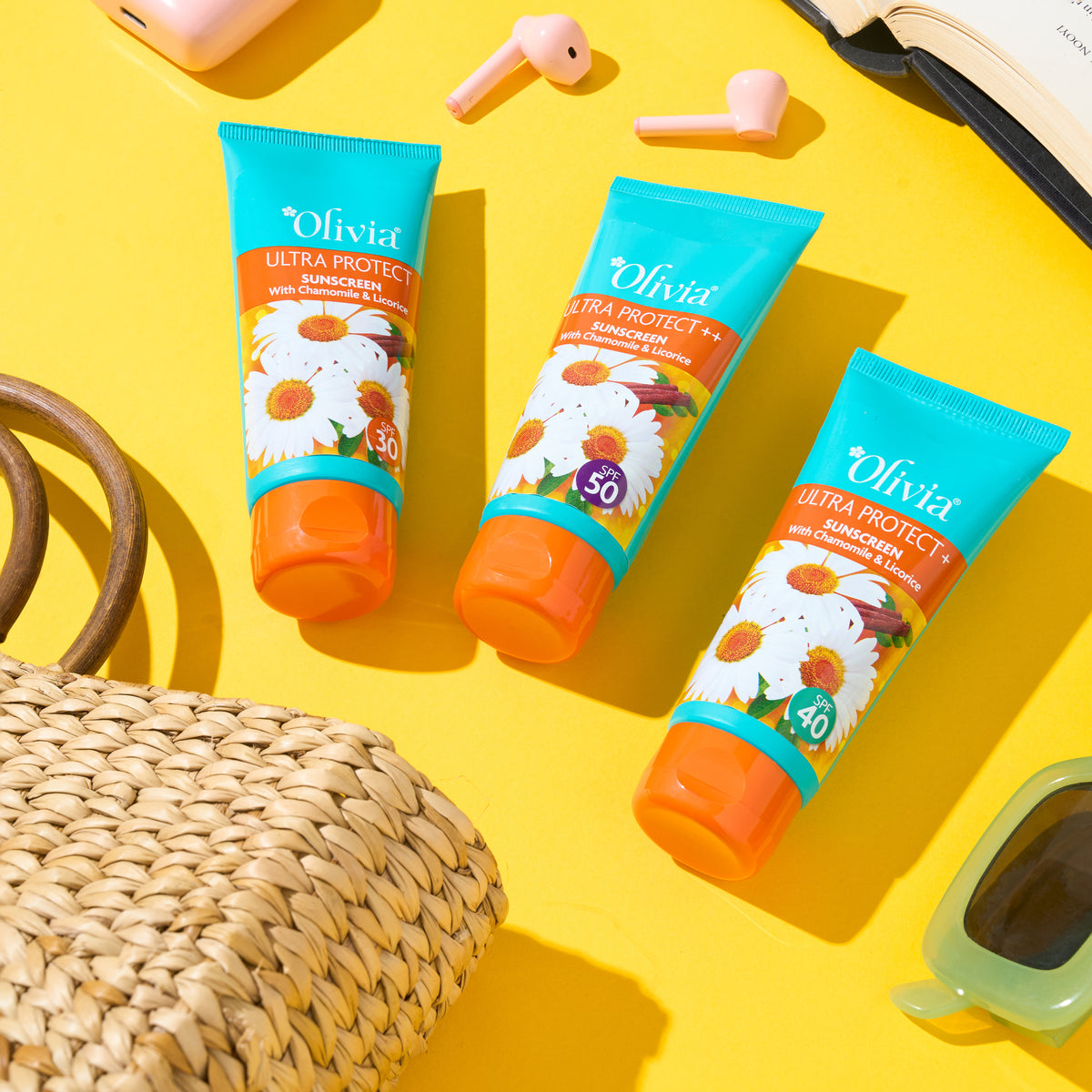 Glow and Protect: Licorice Sunscreen SPF 40 by Olivia Beauty